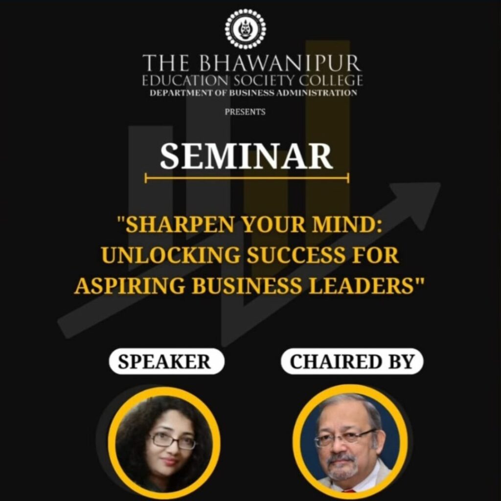 Seminar on “Sharpen Your Mind: Unlocking Success for Aspiring Business ...